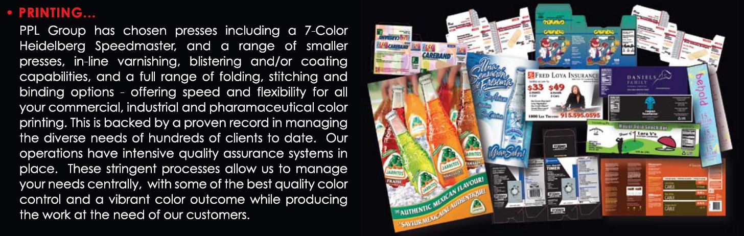 PPL Group/Pro Print and Label - El Paso, TX 79907
